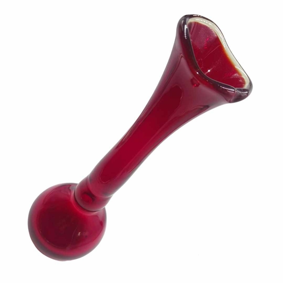 Viking | Accents | Viking Ruby Calla Lily Style Rim Swung Vase | Poshmark